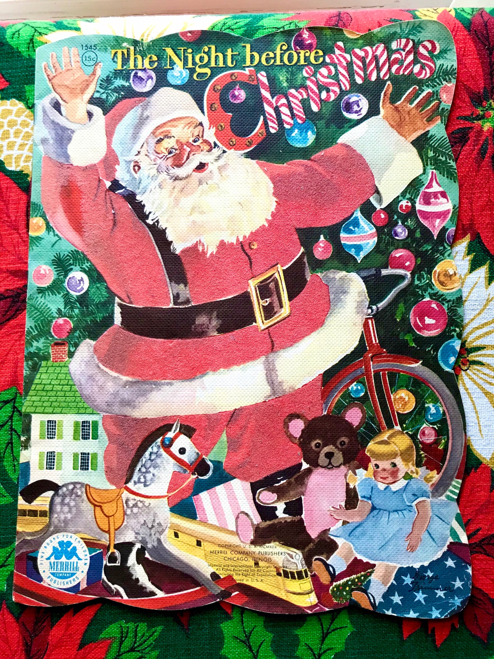 1949 Antique Book The Night Before Christmas Illustrated | Etsy