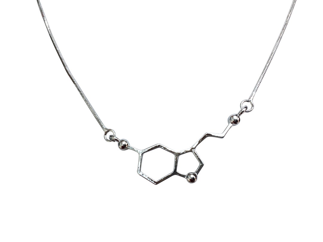 Breaking Bad. Serotonin Molecule Necklace. Silver Tone - Etsy
