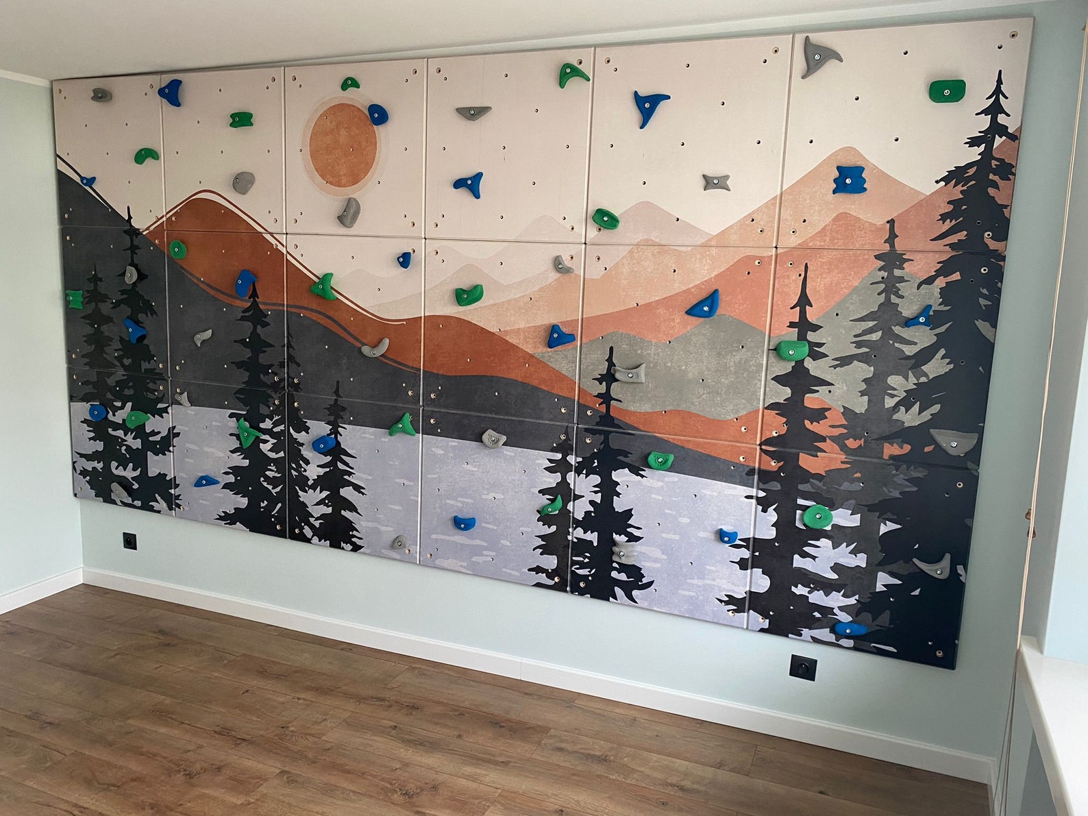 Kids Climbing Wall, Montessori Climber, Toddler Climber, Toddler ...