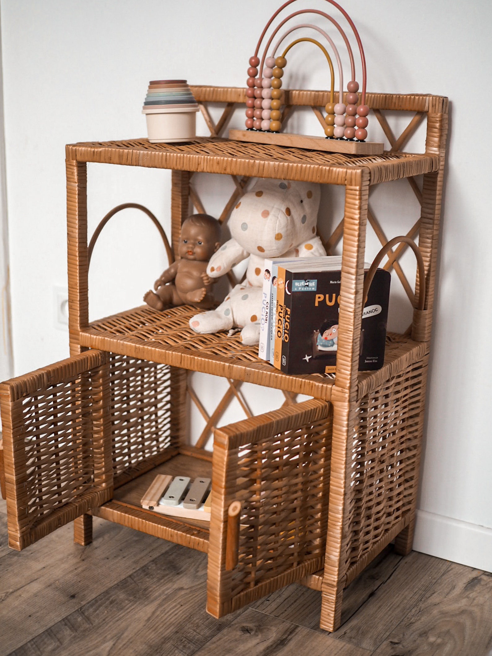 Wicker Bookshelf Wicker Shelf Rattan Shelf Window Plant - Etsy