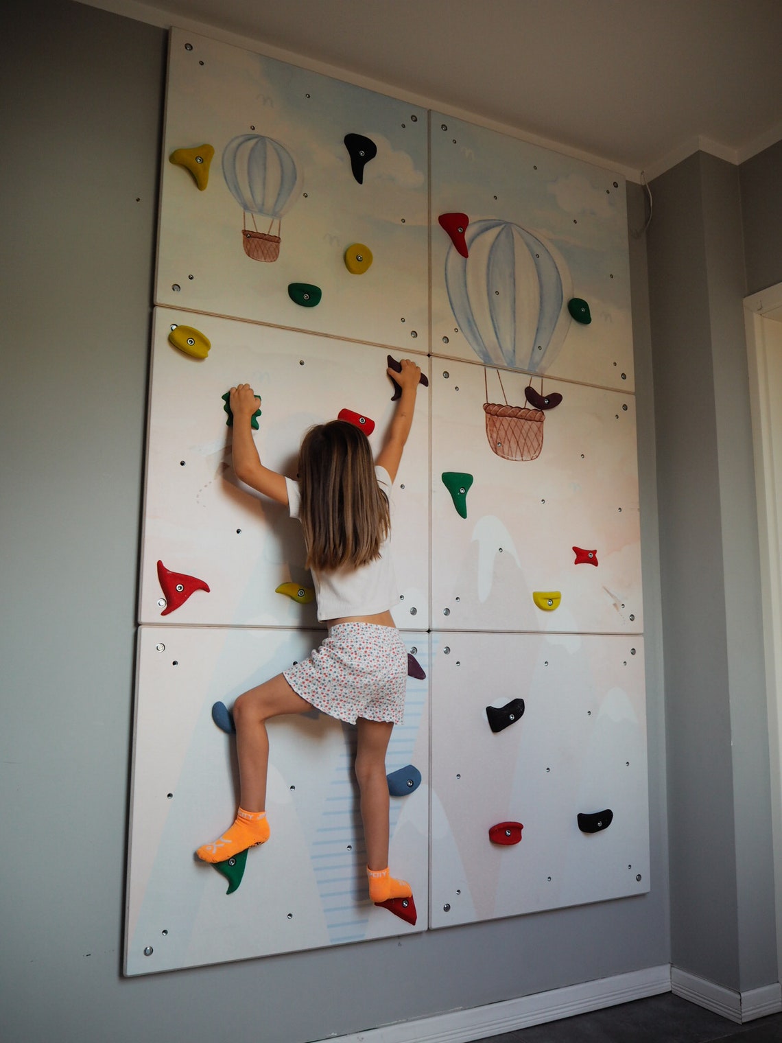 Kids Climbing Wall, Montessori Climber, Toddler Climber, Toddler ...