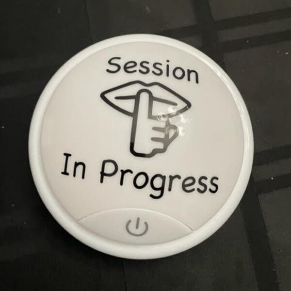 Session in Progress Door Sign - Etsy