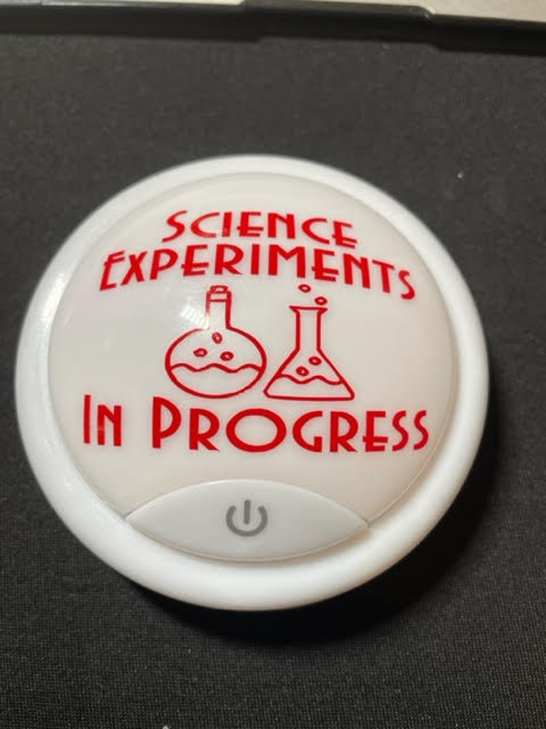 Science Experiment in Progress Tap Light - Etsy