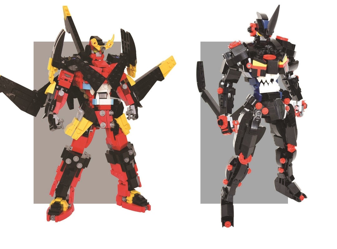 Gurren Lagann & Lazengann DUAL PACK Custom Building Instructions - Etsy