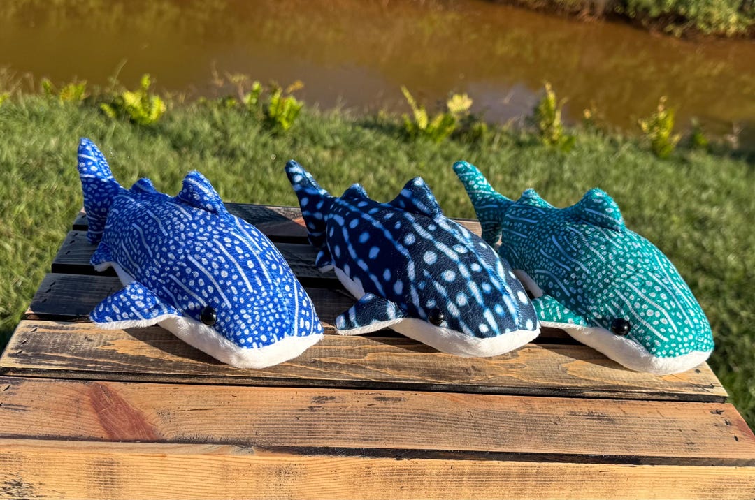 Small Plush Whale Shark - Etsy