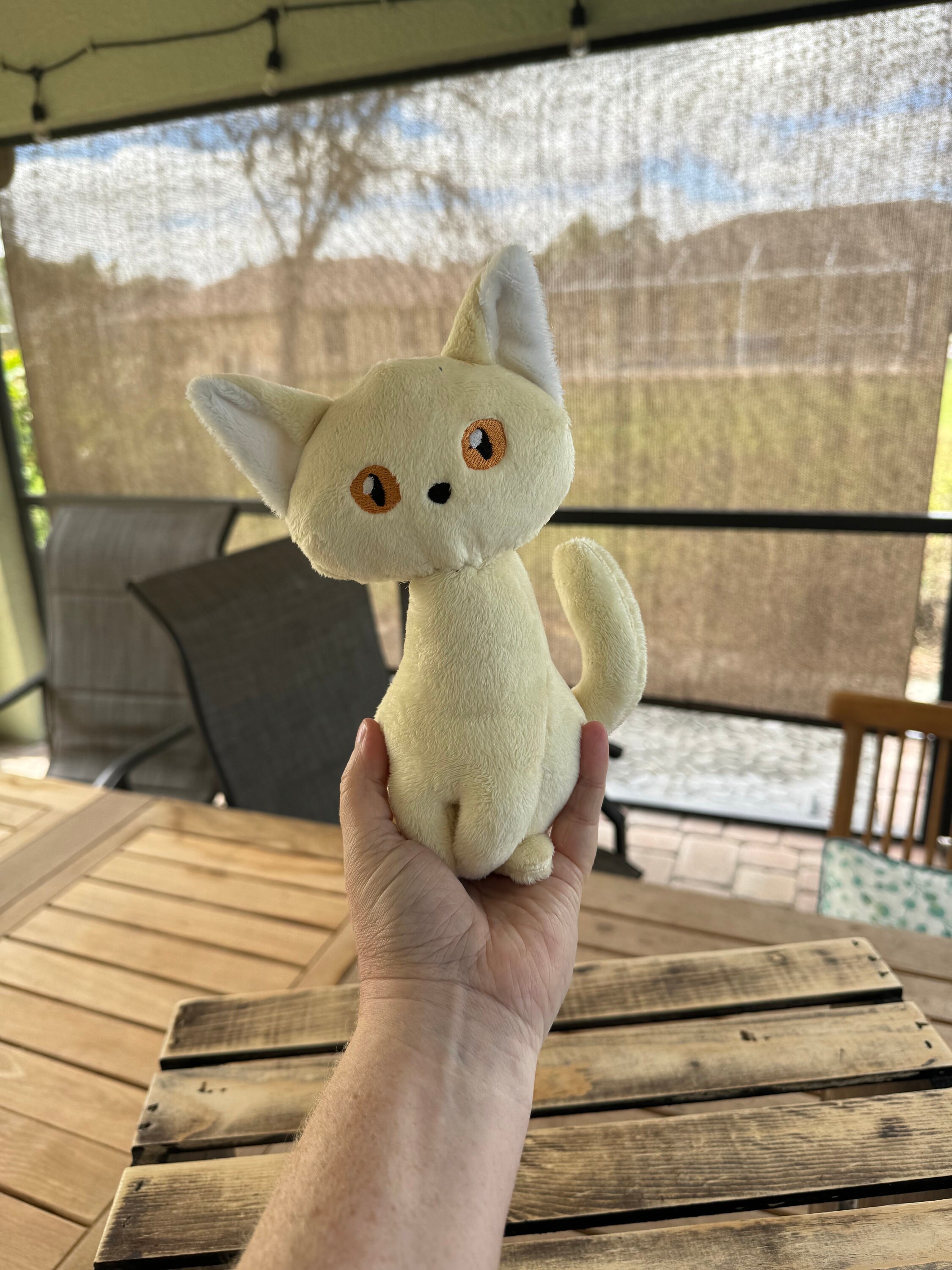 Yellow Cat Plush Etsy UK