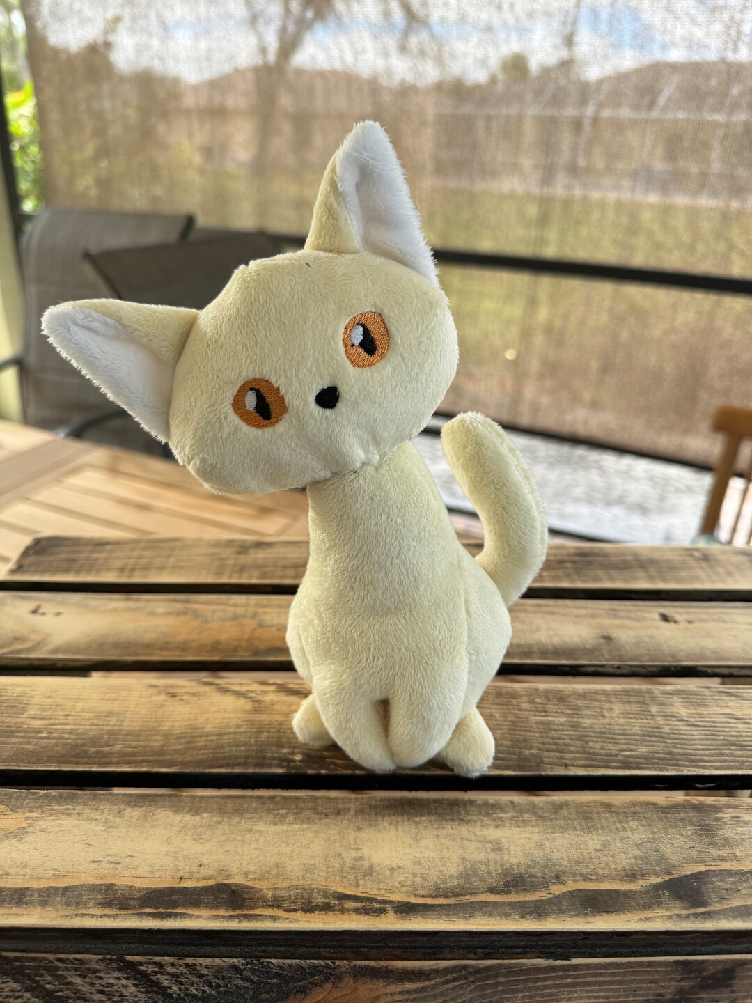 Yellow Cat Plush - Etsy