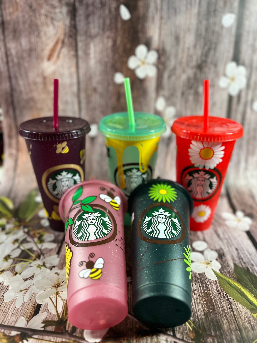 Bumble Bee Glitter Cups - Etsy