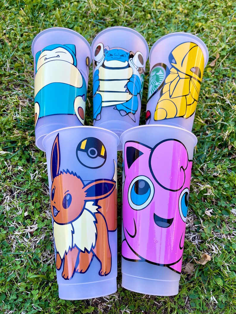 Pokemon Starbucks Cup - Etsy