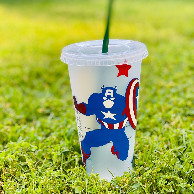 Superhero Starbucks Cup - Etsy