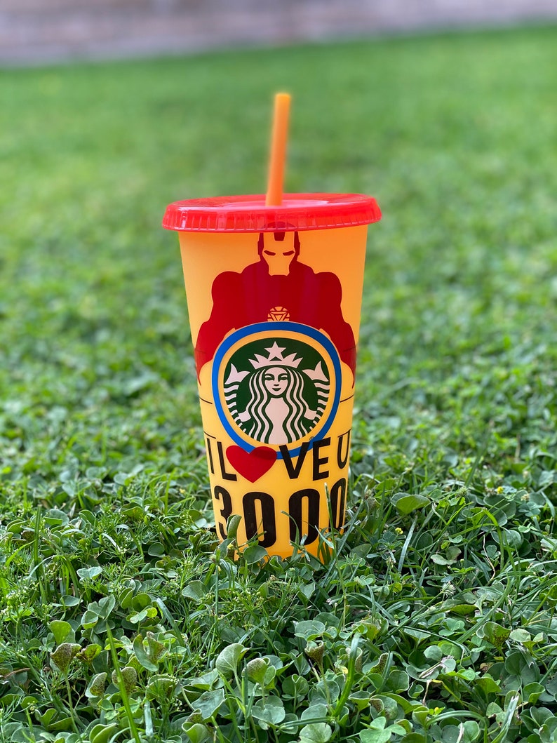 Superhero Starbucks Cup - Etsy