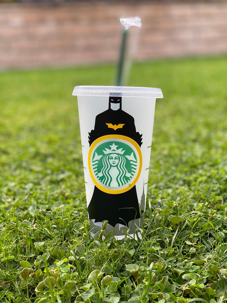 Superhero Starbucks Cup - Etsy