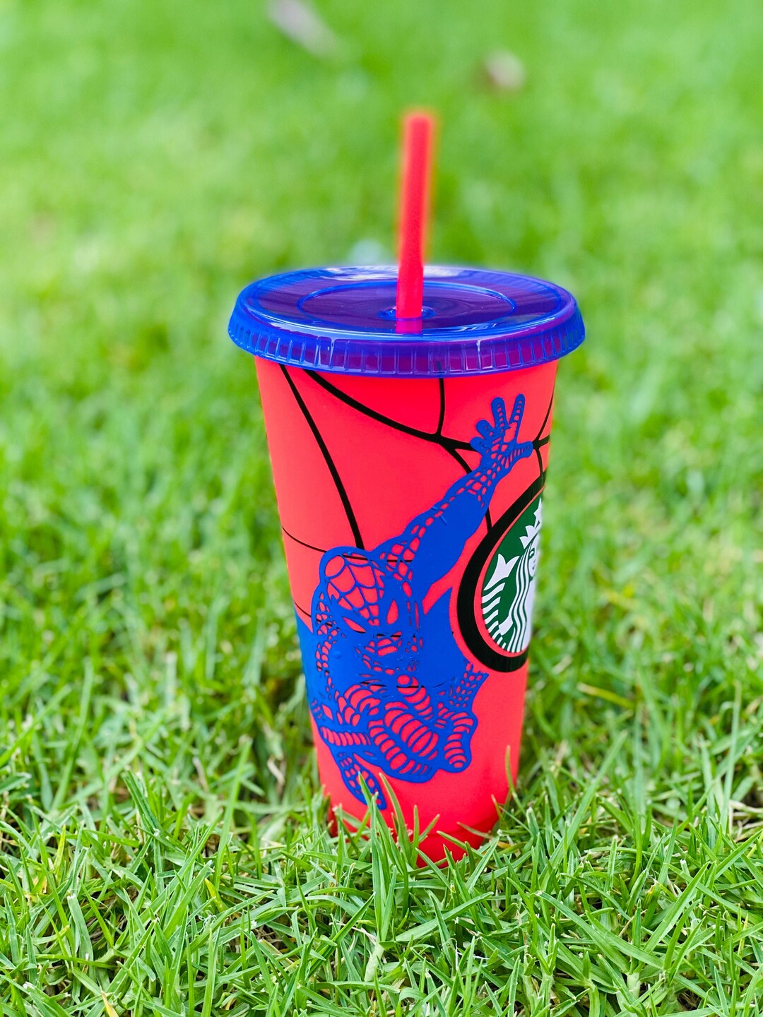 Superhero Starbucks Cup - Etsy