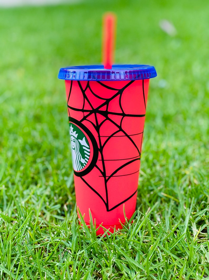 Superhero Starbucks Cup - Etsy