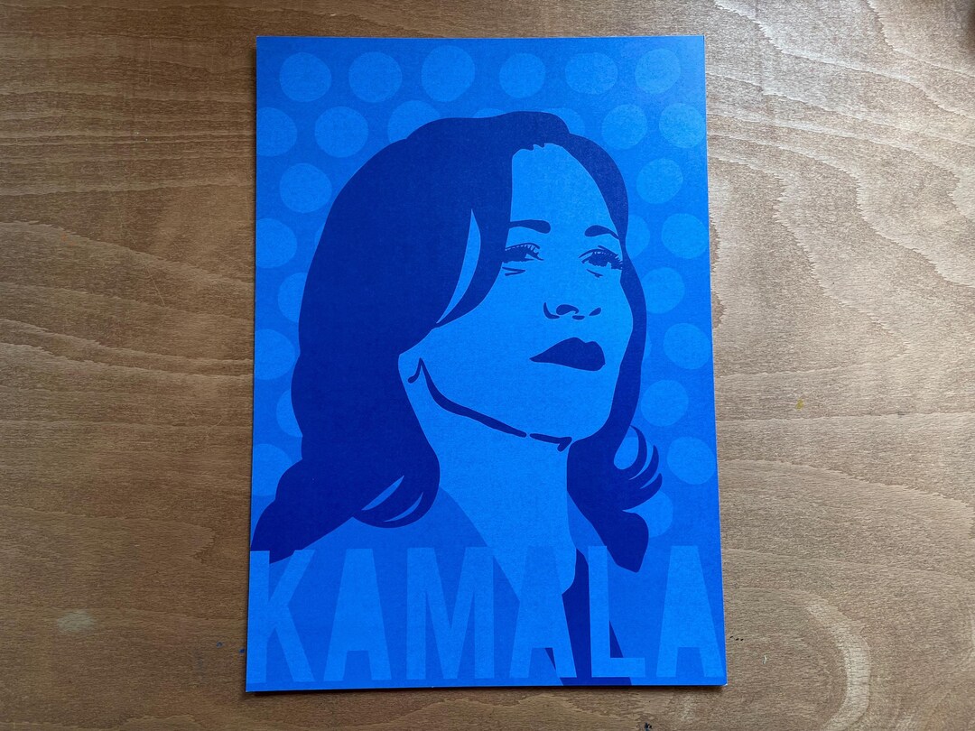 Kamala Harris Art Print A3 Digital Print US Elections Poster Campaign ...