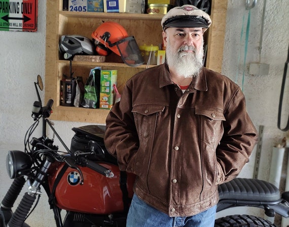 Heavy trucker jacket from Classic Gear, the vintage m… - Gem