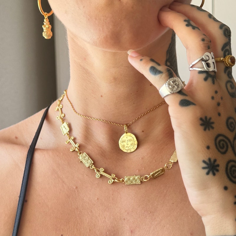 Sun Pendant - Etsy