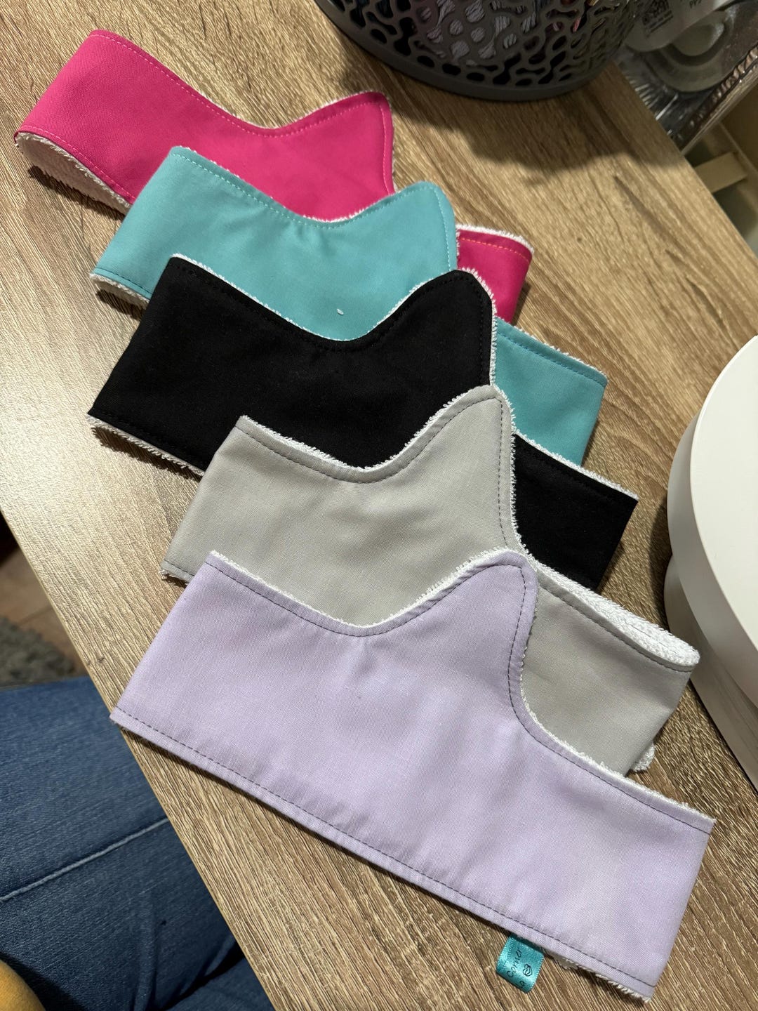 Plain Coloured Underbust Sweat Pad, Underboob Sweat Catcher, Reusable ...