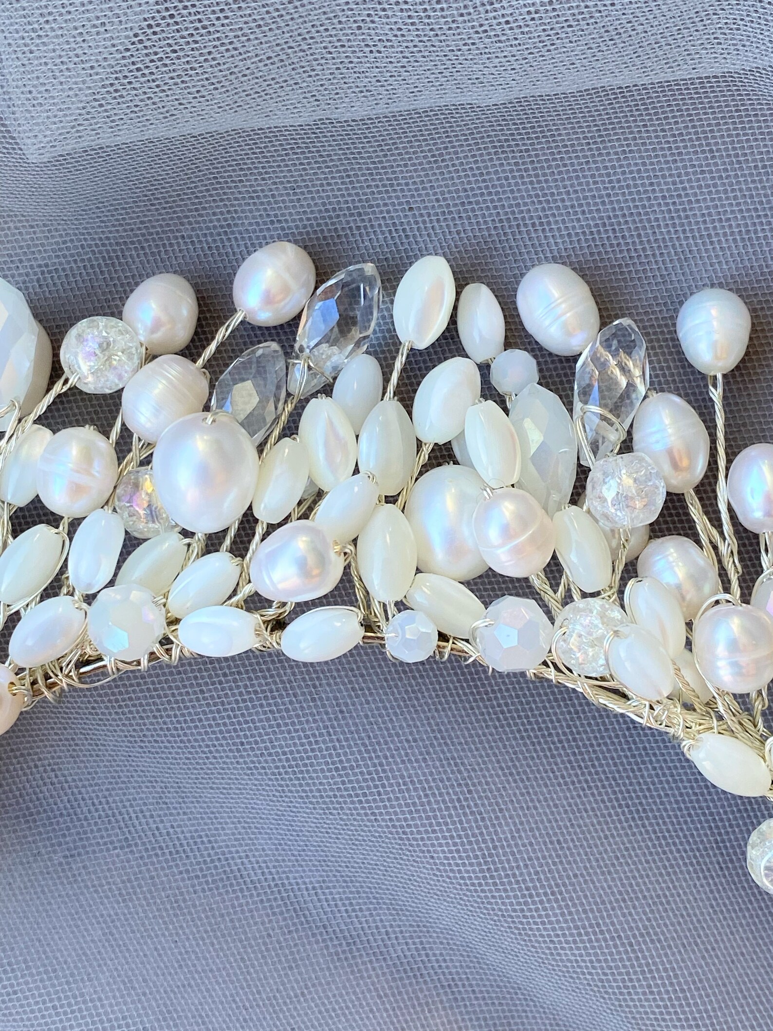 Pearl Crown Bridal Crown Wedding Crown Bridal Tiara Wedding - Etsy