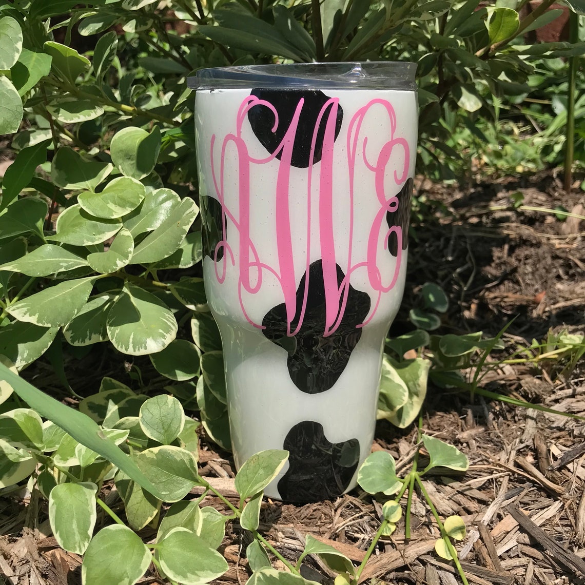 Cow Print Custom Tumbler - Etsy