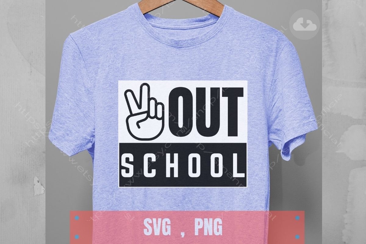 Peace Out School Svg Png, Theme Last Day of School, End of School Svg ...