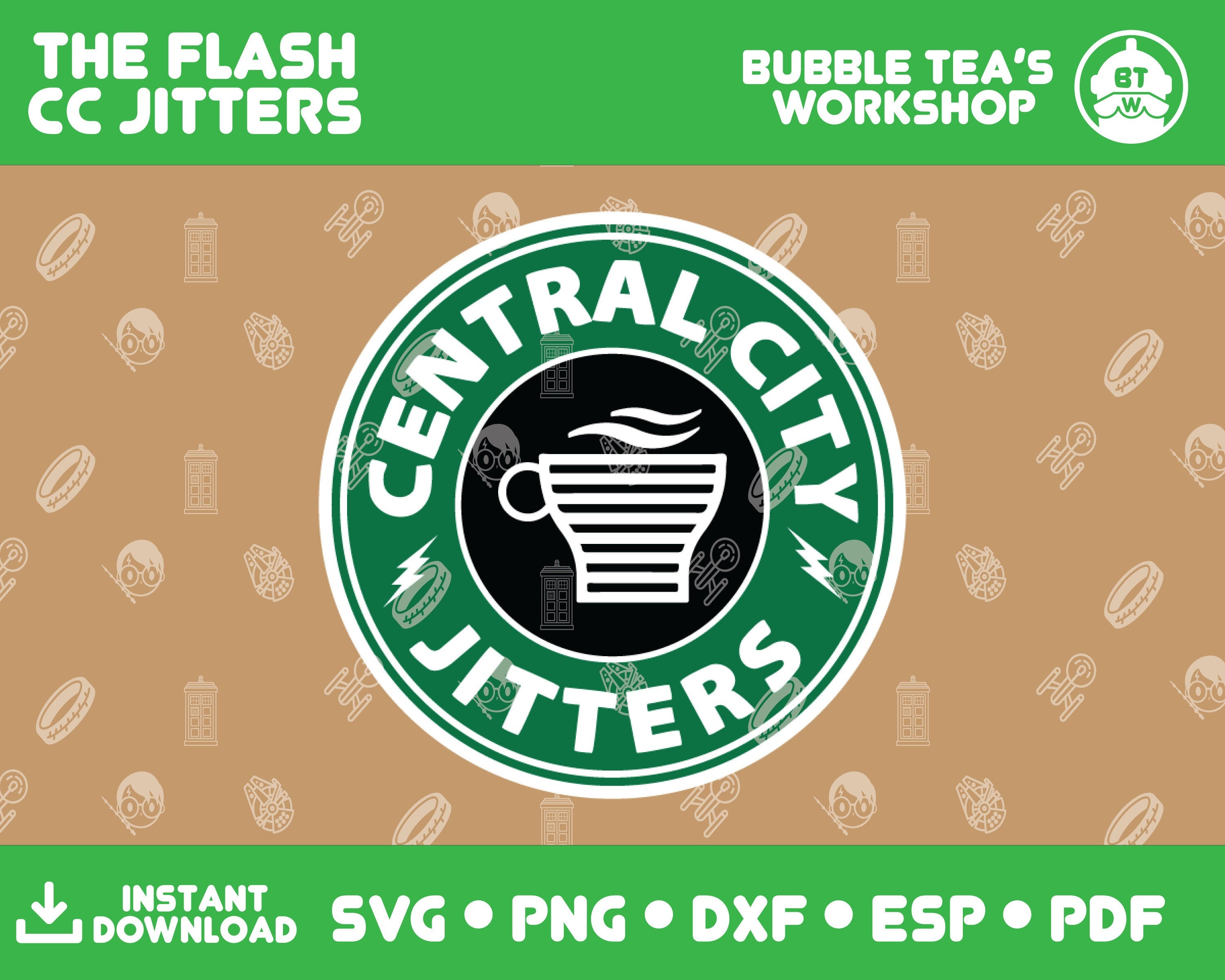 CC Jitters SVG - Etsy