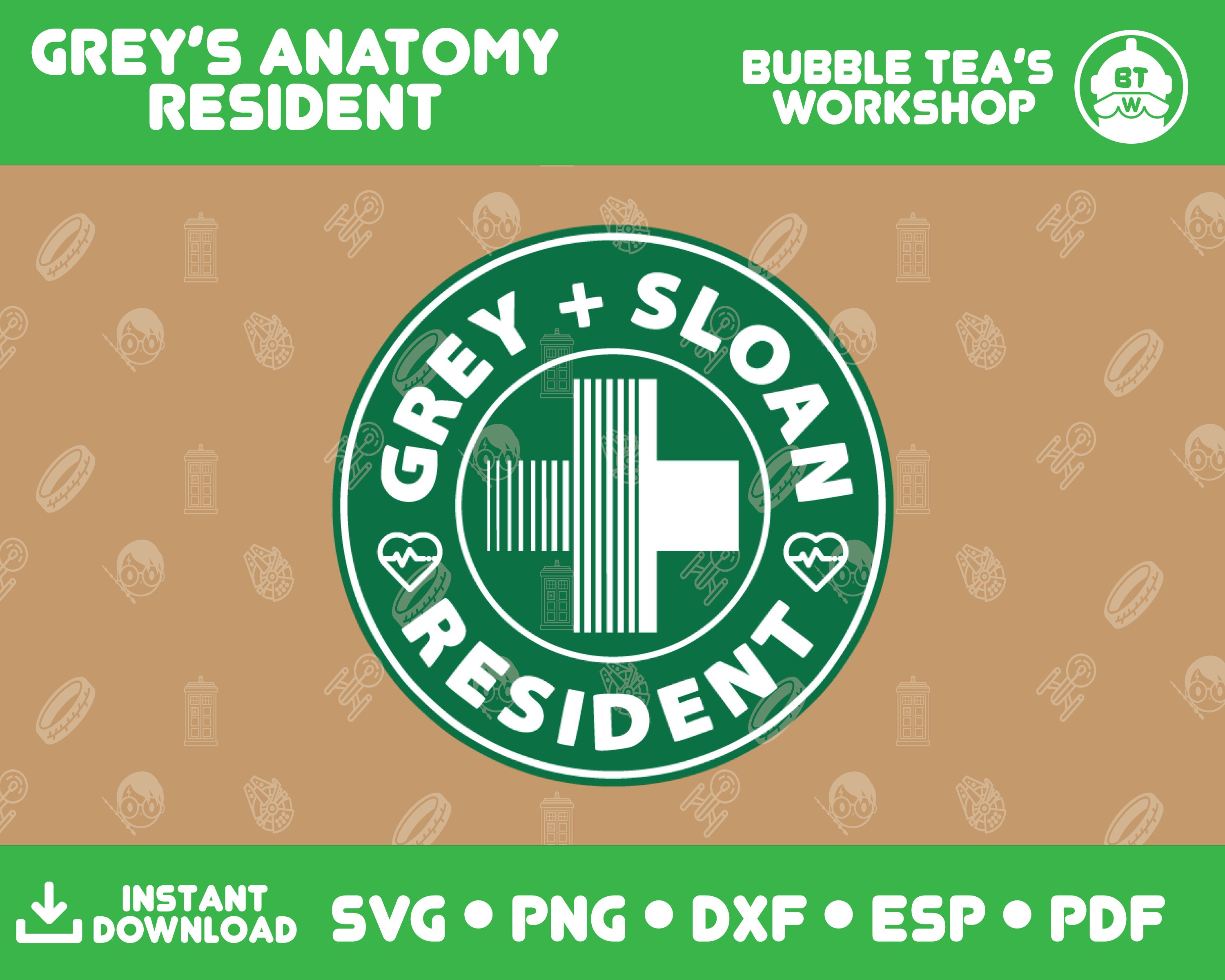 Grey's Anatomy SVG Bundle - Etsy