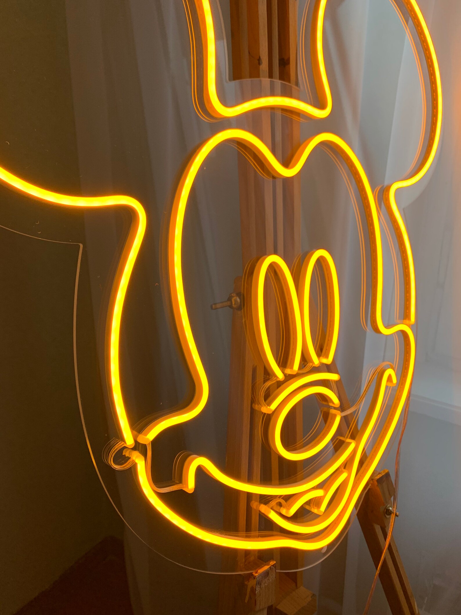 Neon Mouse Cartoon Hero , Neon Sign Home Decor - Etsy
