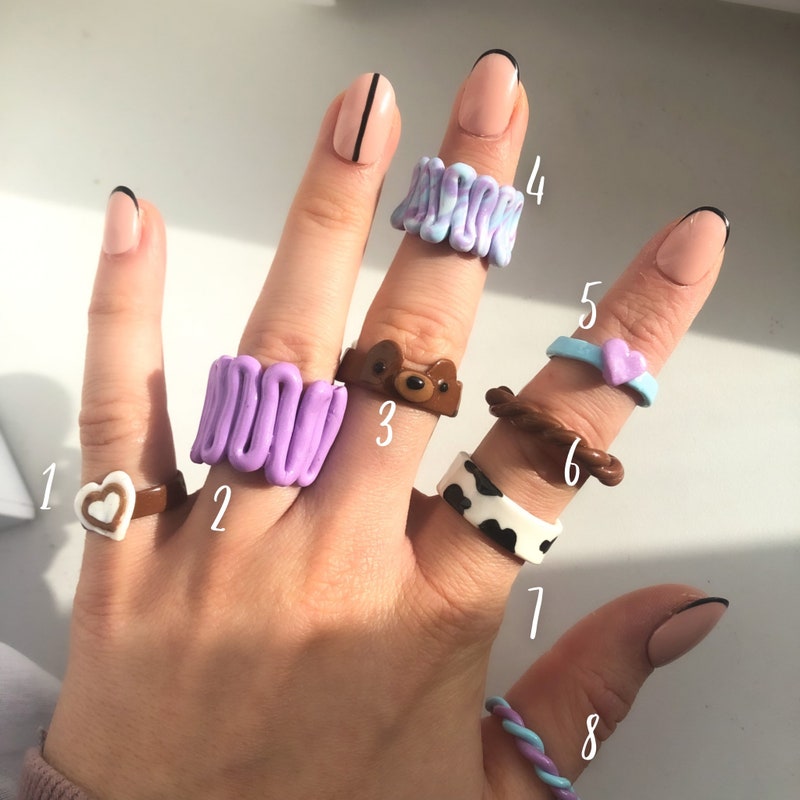 Clay Rings - Etsy
