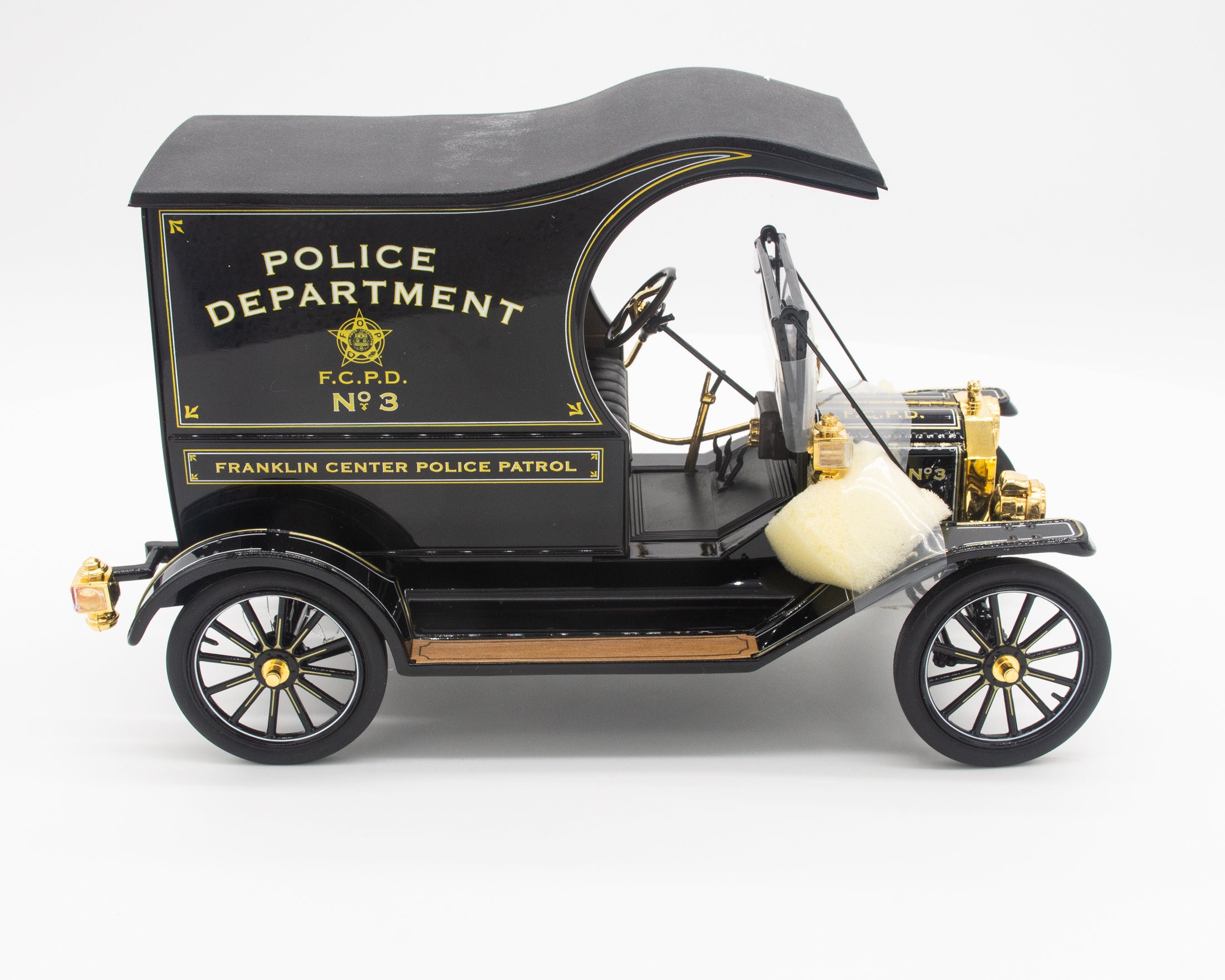 Vintage Ford Model T Police Wagon, Franklin Mint, Diecast, 1/16th Scale ...