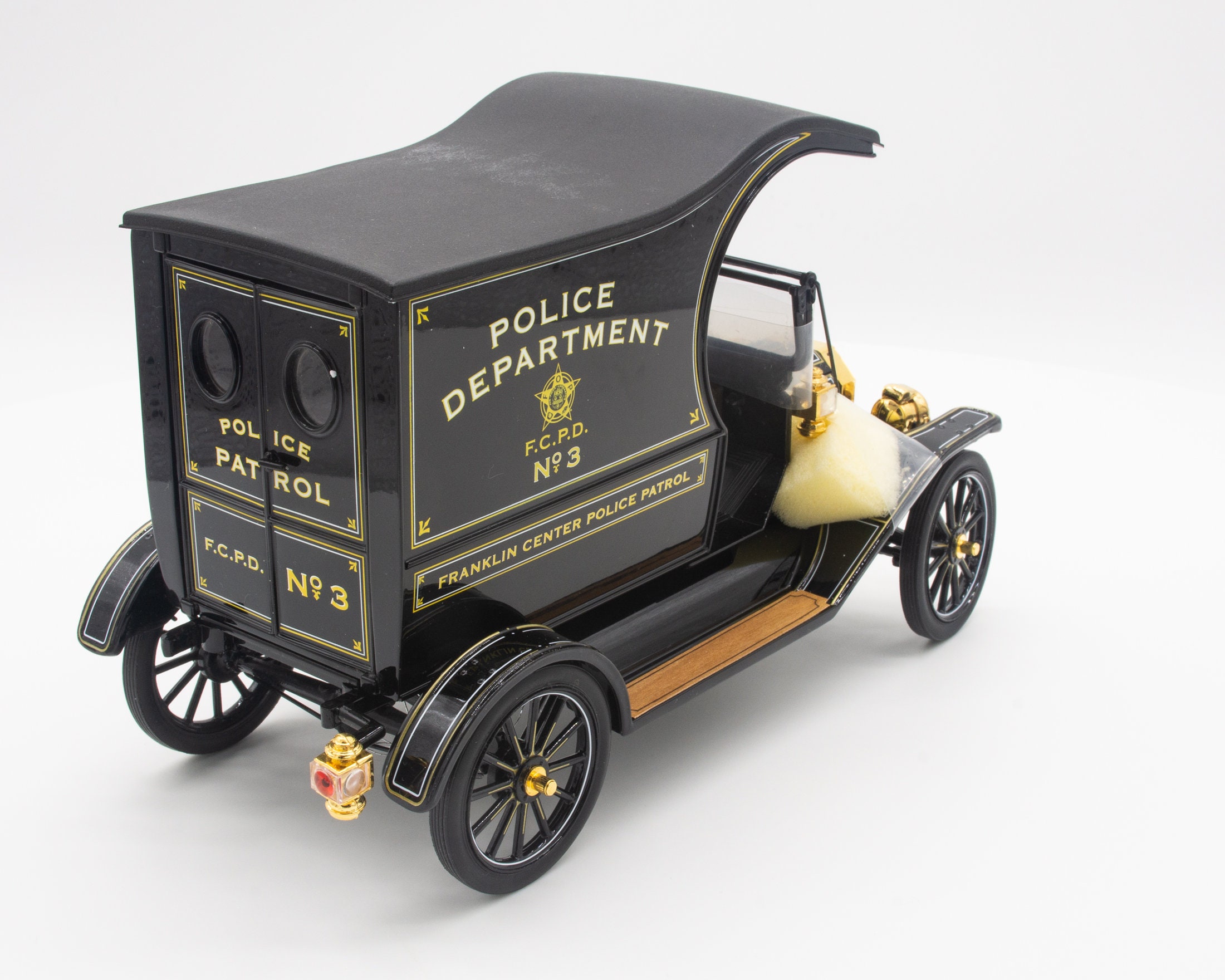 Vintage Ford Model T Police Wagon, Franklin Mint, Diecast, 1/16th Scale ...