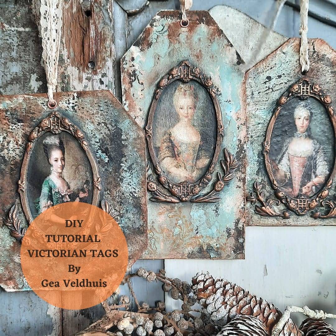Tutorial Victorian Tags Pendants - Etsy