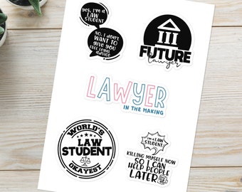 Law School Sticker - Etsy