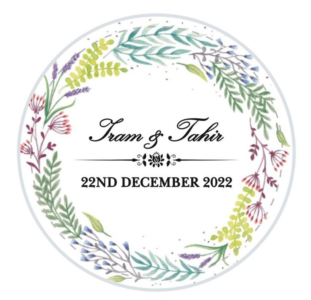 Personalized Stickers , Wedding Personalized Stickers, Wedding Seals ...