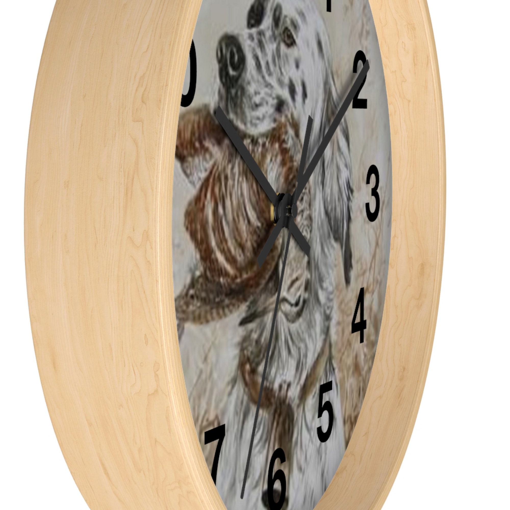 Setter Hunting Dog Picture Wall Clock, Hunter Clock - Etsy