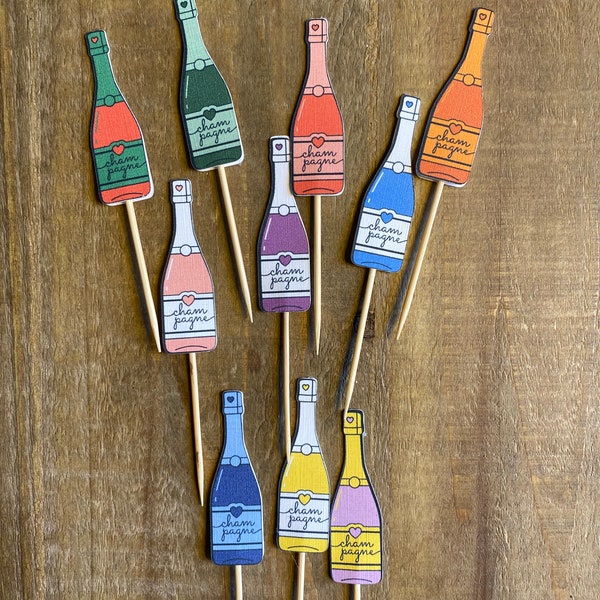 Champagne Topper - Etsy