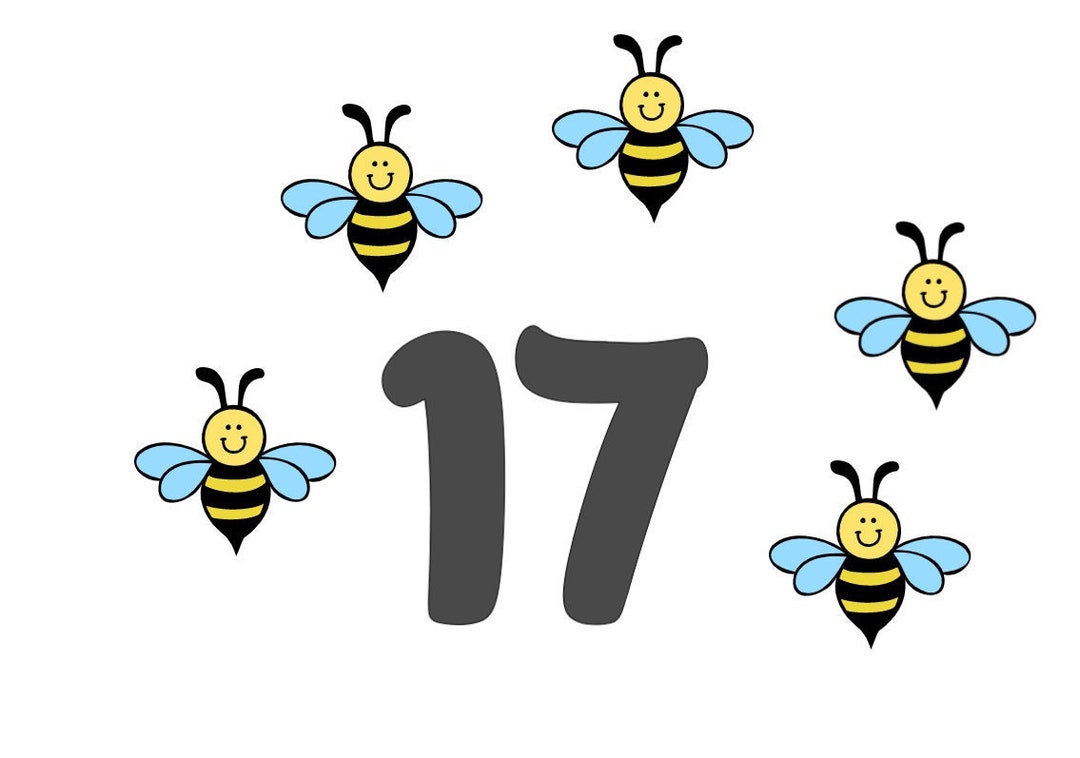 Bees Cake Topper. Double Sided - Etsy
