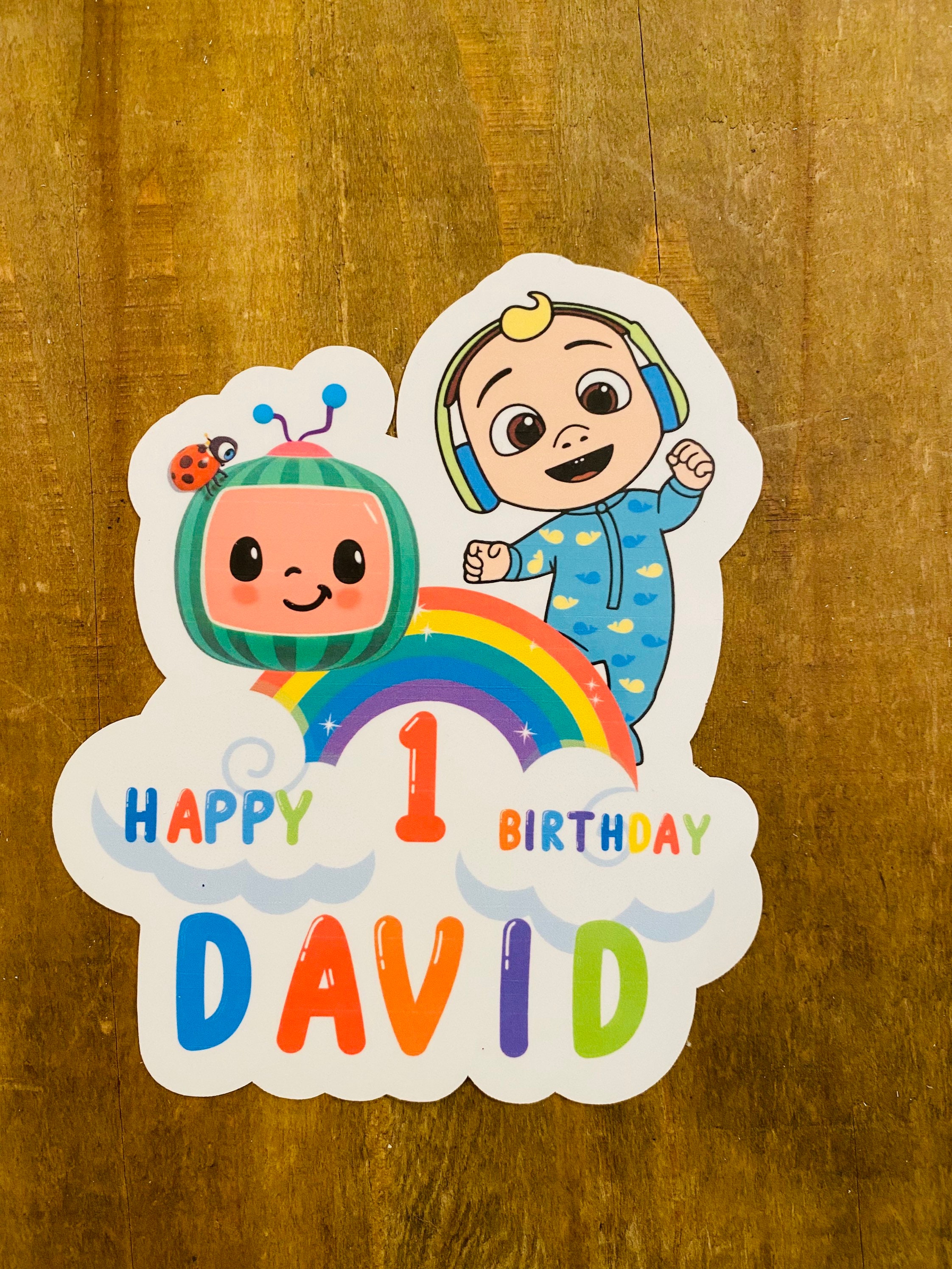 Cocomelon Sticker Cocomelon Treat Bags Stickers Sticker - Etsy Australia