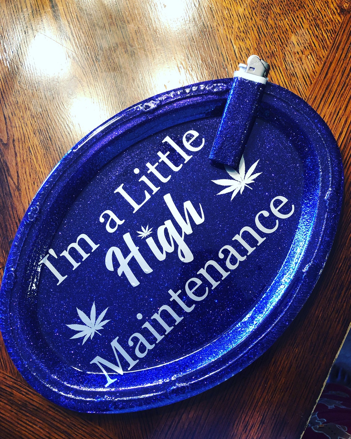 High Maintenance Tray Weed Tray Smoking Rolling Tray | Etsy