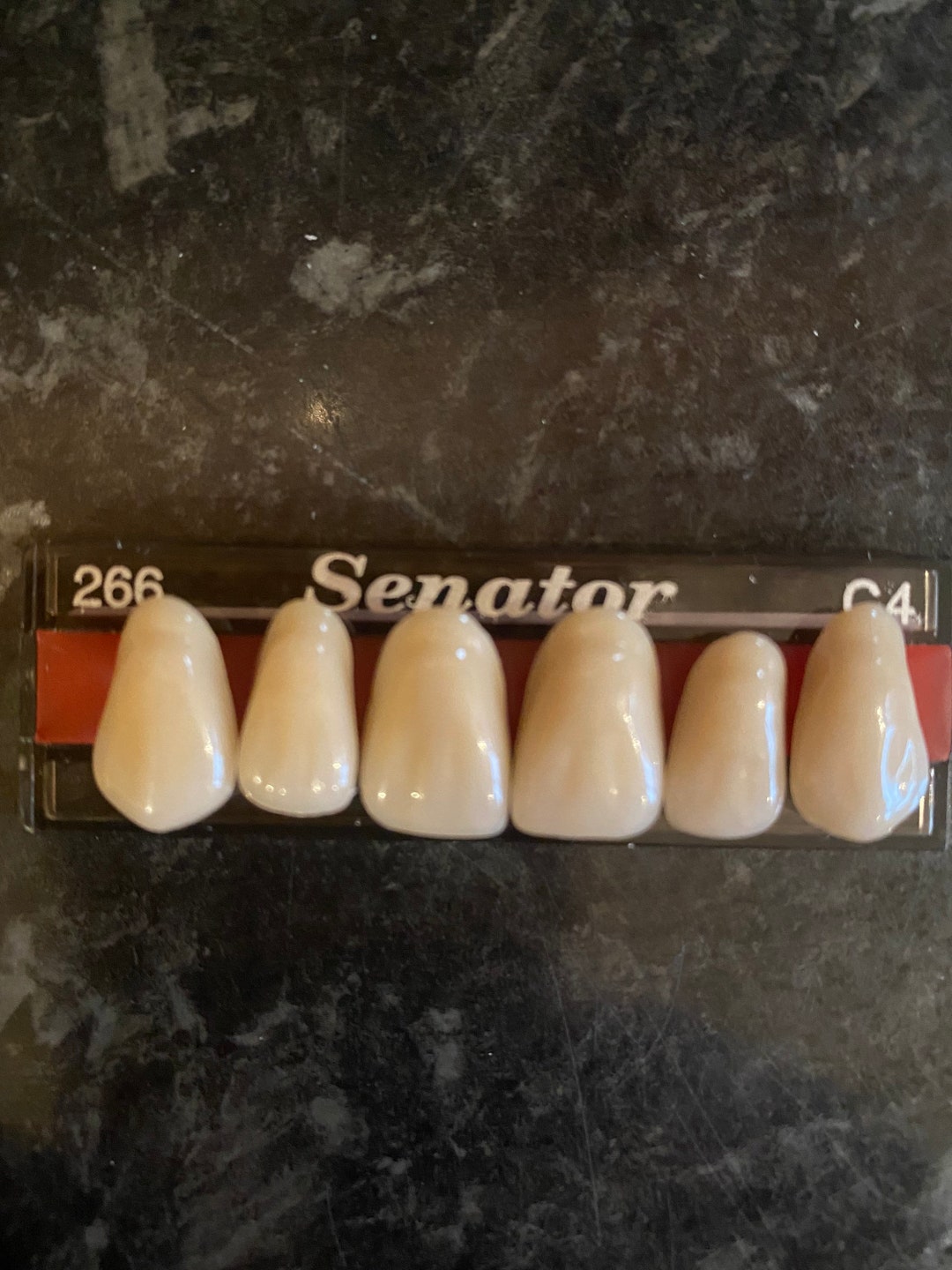 6 Upper Anterior Acrylic Denture Teeth - Etsy