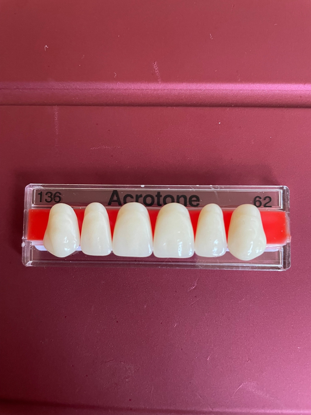 6 Upper Anterior Acrylic Denture Teeth - Etsy Canada
