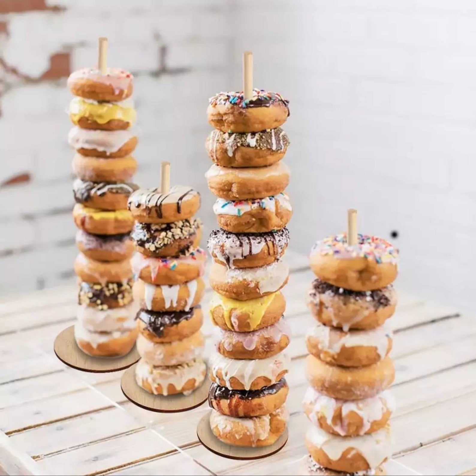 Donut Wall Large Stand Display holds 20 & Stack Stand | Etsy
