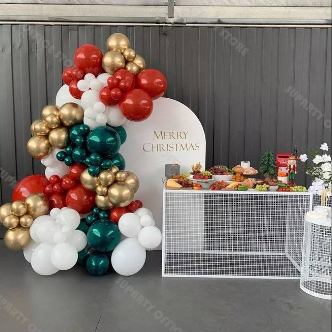 Balloon Arch Garland Kit 126 Piece Includes Pre Set Doubled Balloons ...