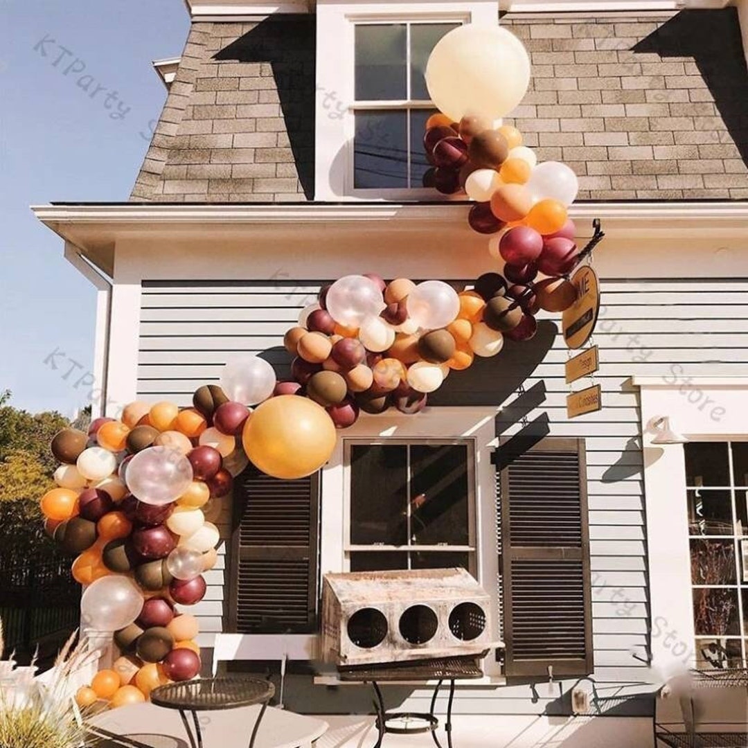 Autumn Orange Balloon Arch 175 Piece Fall Colors - Etsy UK