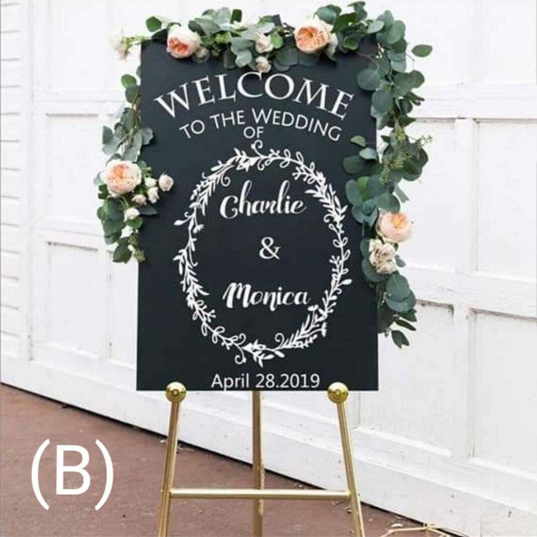 Huge 5ft Personalised Wedding Board 'Welcome to the | Etsy