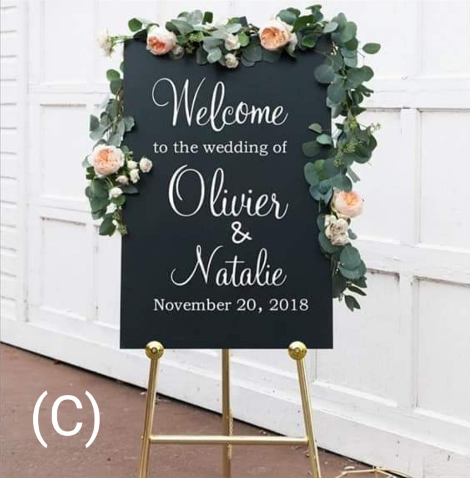 Huge 5ft Personalised Wedding Board 'Welcome to the | Etsy