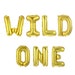 Wild One Balloons. White Number Balloon Set. Green Wild Safari Theme 52 ...