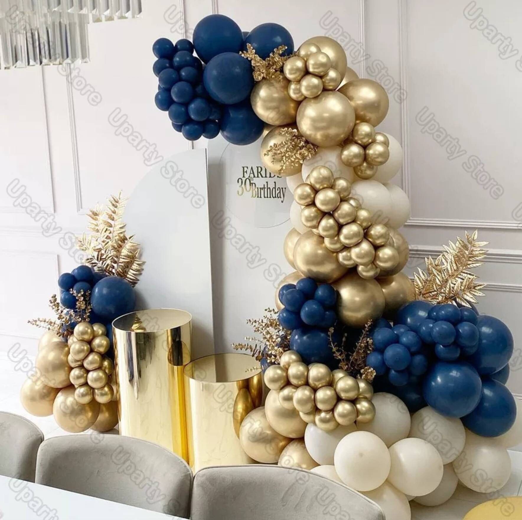 Blue ballon arch store
