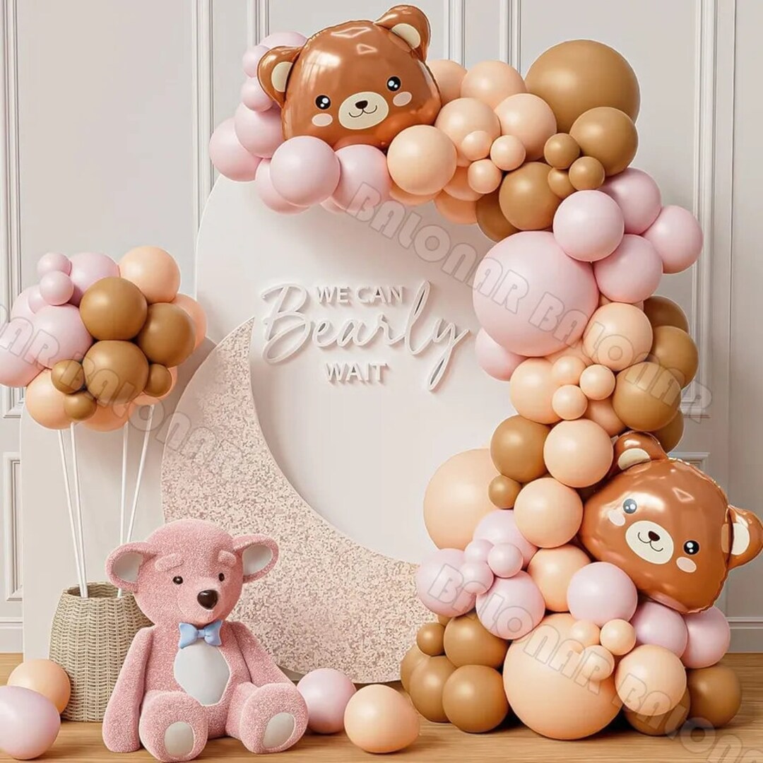 Baby Shower Girl Balloon Arch Garland 98 Piece - Etsy