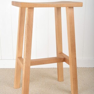 Isu Bar Stool, Painted New Isu Curved Oak Top Clockhouse Kitchen Dining ...